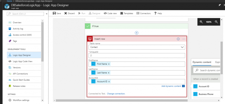 Creating Azure Logic App For Salesforce Integration Webner Blogs Elearning Salesforce Web