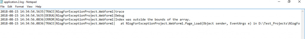 Understanding Nlog .Net Package with Examples Webner Blogs - eLearning ...